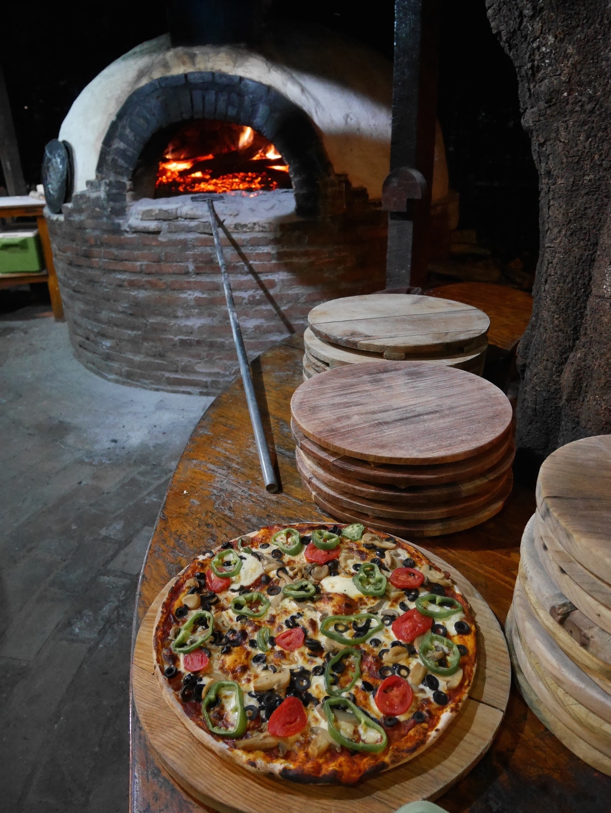 honduras_utila_mango_inn_pizza_steinofen | Nautilus Tauchreisen